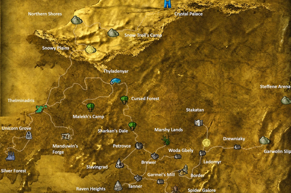 World Map | Gods: Land of Infinity Wiki | Fandom