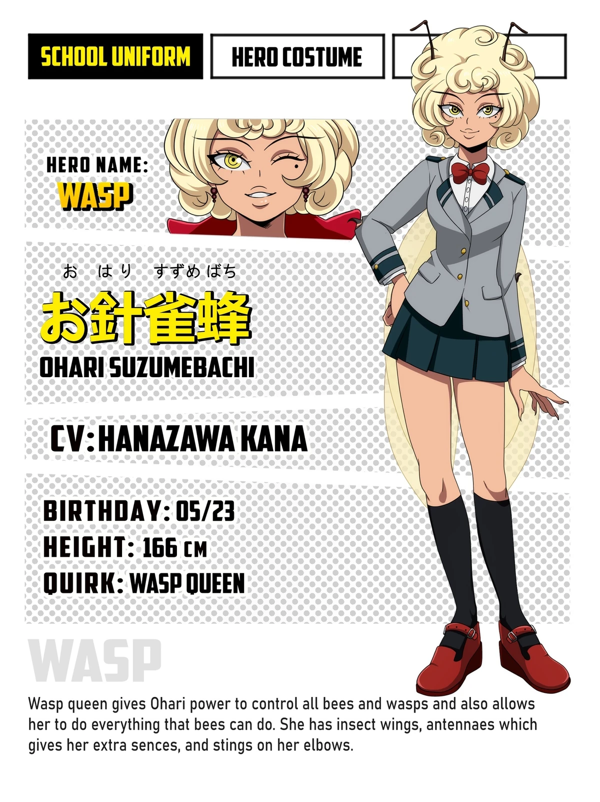 Ohari Suzumebachi | Gods Mayhem Wiki | Fandom