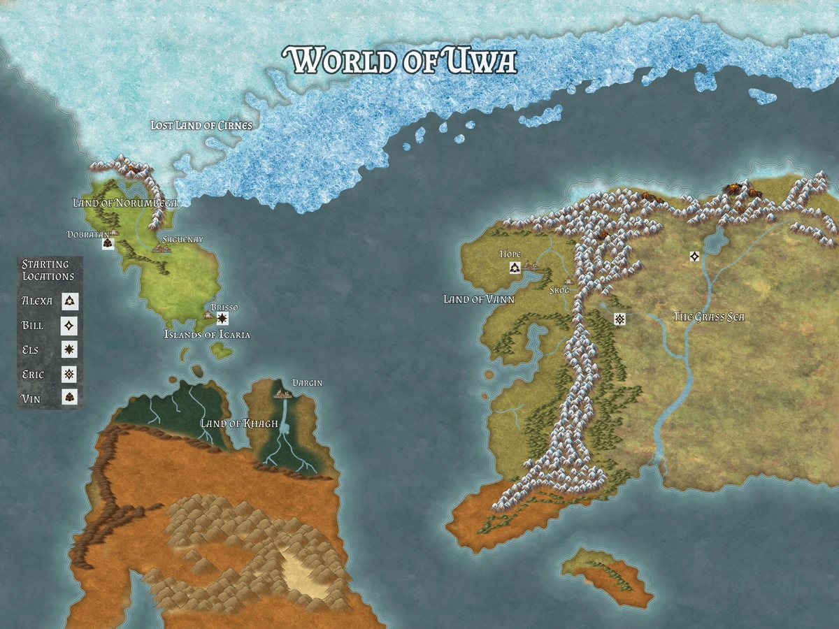 Western Hemisphere of Uwa | Gods’ World Wiki | Fandom