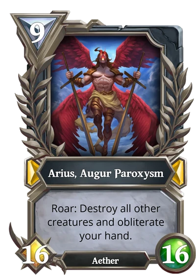 Arius, Augur Paroxysm - Official Gods Unchained Wiki