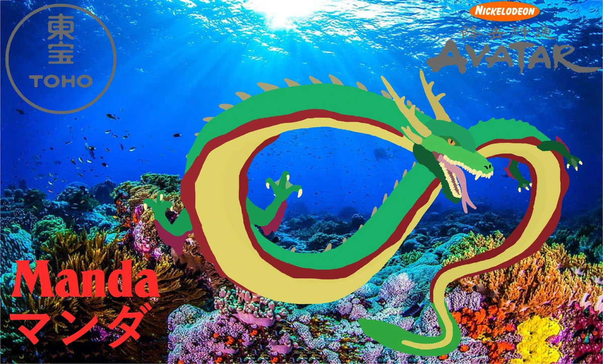 Manda | Godzilla and Aang Crossover official Wiki | Fandom