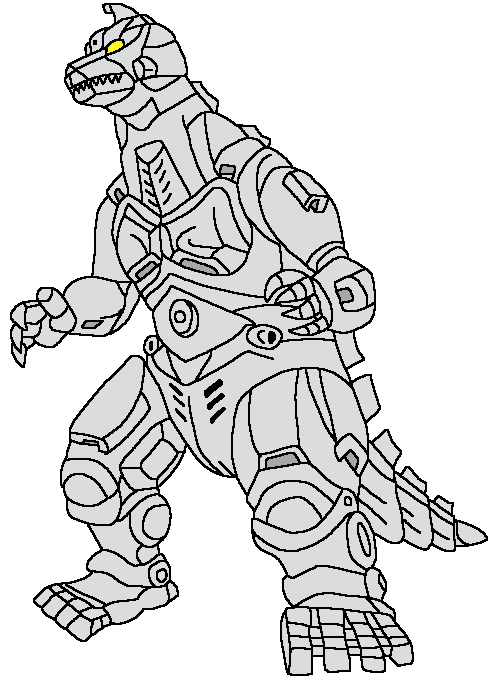 Mechagodzilla Coloring Pages