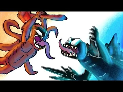 VENOM-ZILLA vs KING-CARNAGE!!! (Godzilla vs Monkey Venom *SPECIAL ...