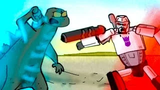 GODZILLA vs MONKEY - Part 7 (Transformers) | Blunt Brothers Productions ...