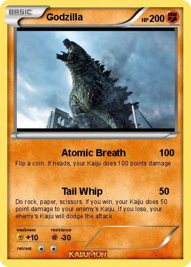 Godzilla Pokemon Cards