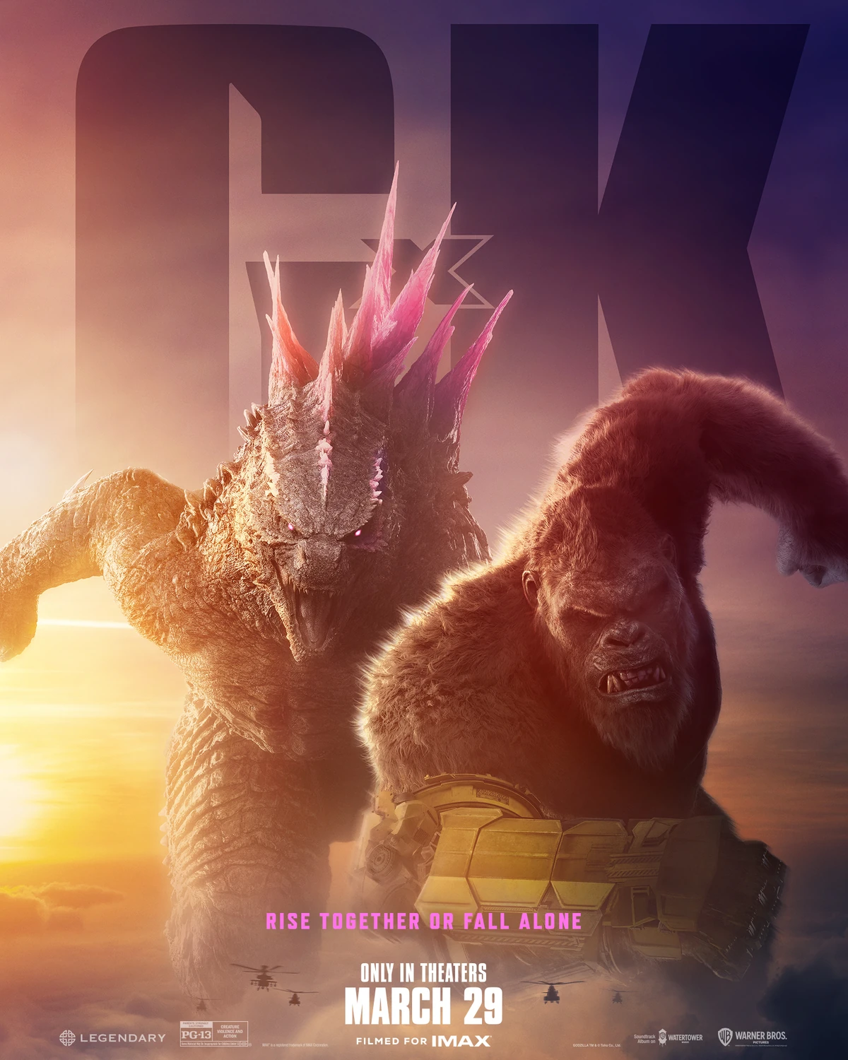 Godzilla Teaserposter 2024 US Teaser Poster | Godzilla X Kong: The New