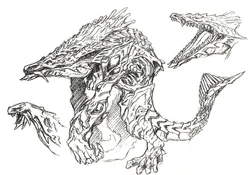 Turning To Orga Godzilla Drawings