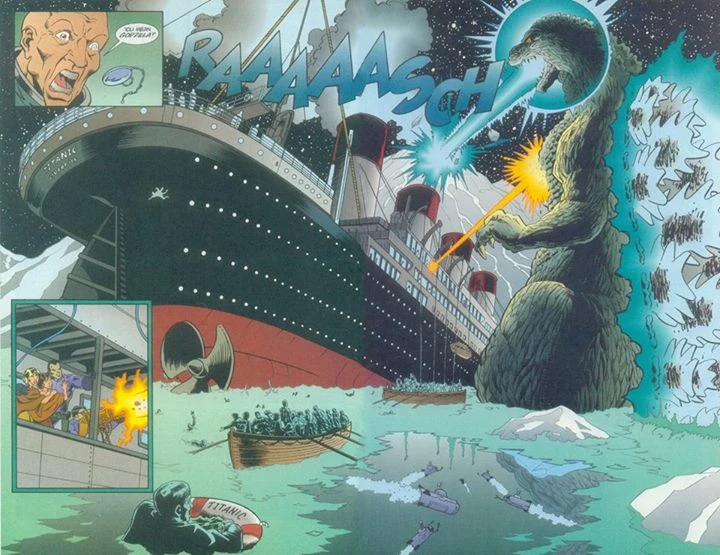 Godzilla Sinks Titanic