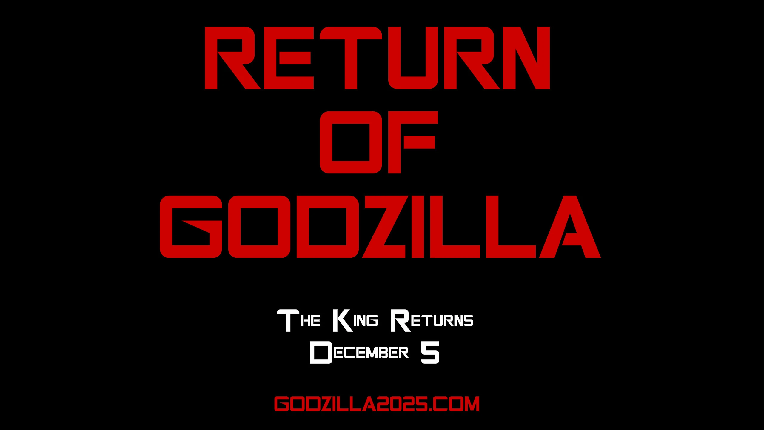 Godzilla The Return Of Godzilla