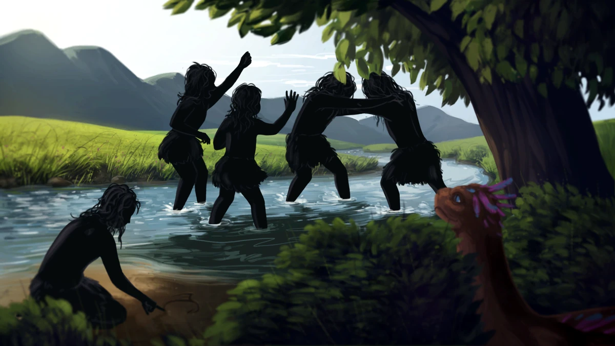 No-Tail Children Playing | Golden Treasure Wiki | Fandom