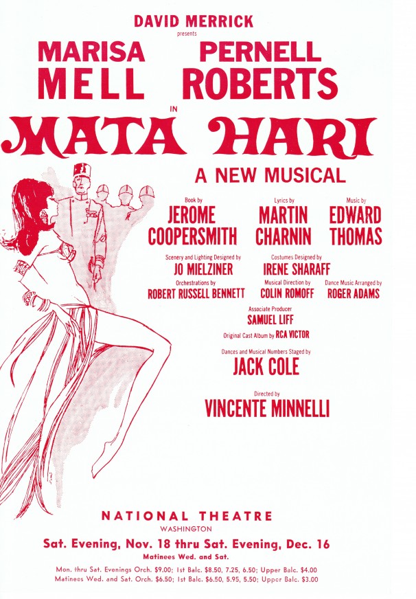 Mata Hari (1967 musical) | The Golden Throats Wiki | Fandom Mata Hari (1967 musical) | The Golden Throats Wiki | Fandom