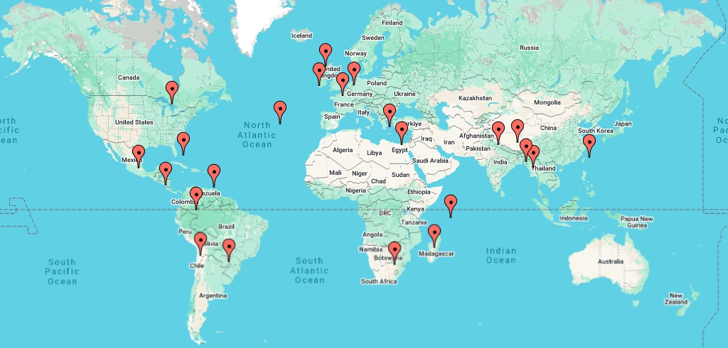 Filming Locations | Goldvivor Wiki | Fandom