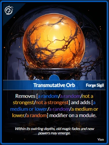 Transmutative Orb | Golem Overlord Wiki | Fandom