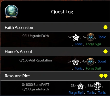 Daily Quests | Golem Overlord Wiki | Fandom