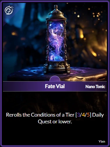 Fate Vial | Golem Overlord Wiki | Fandom