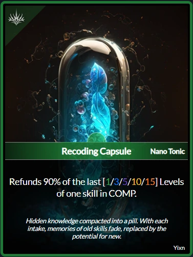 Recoding Capsule | Golem Overlord Wiki | Fandom