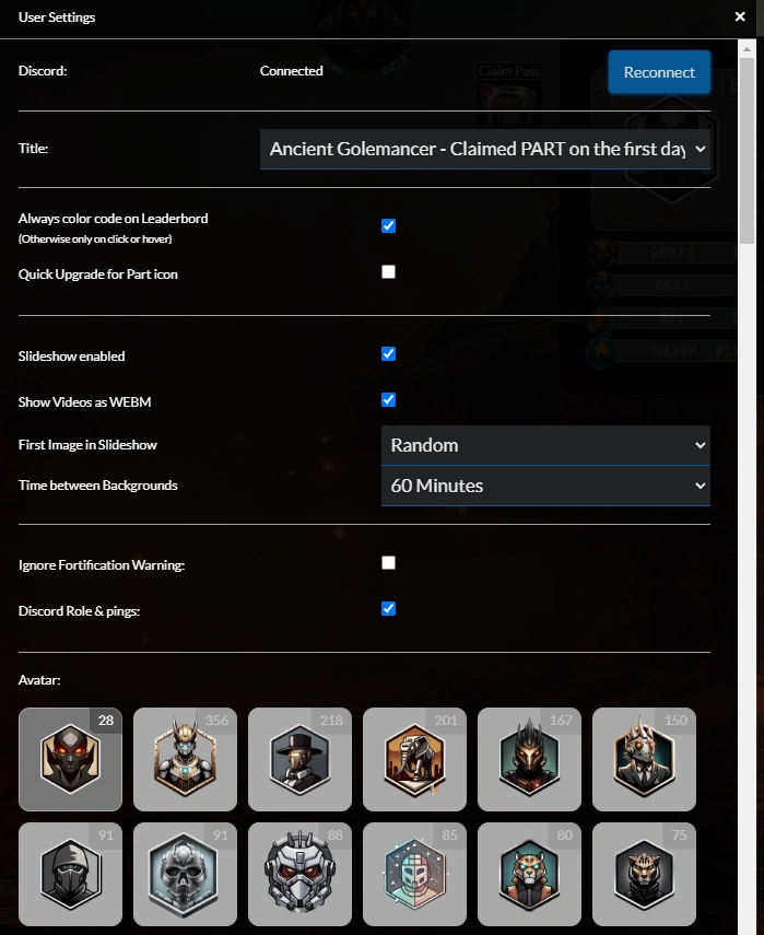 Settings Golem Overlord Wiki Fandom