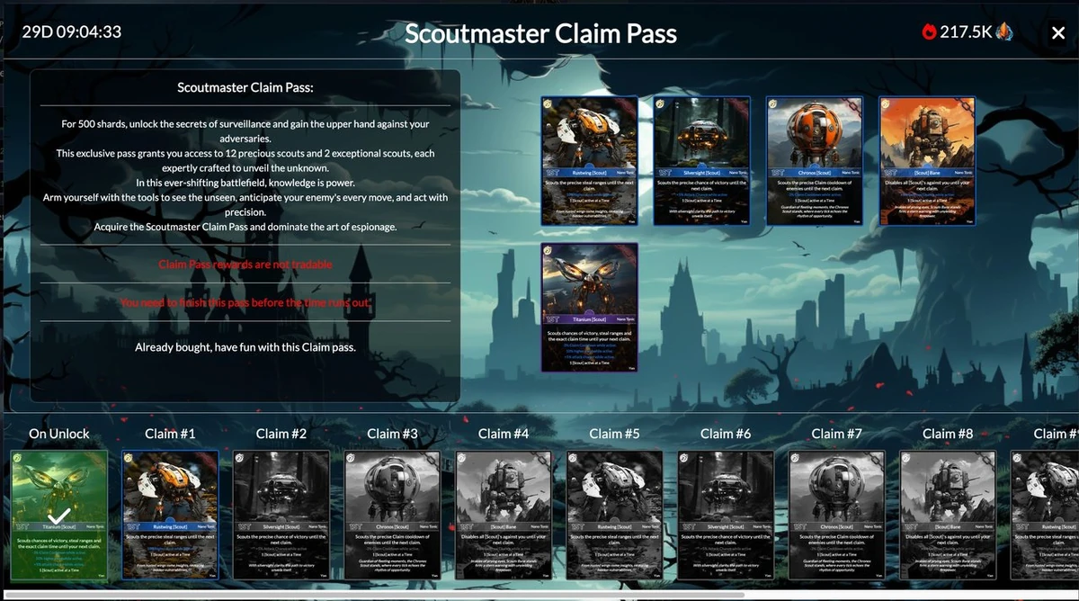 Scoutmaster's Claim Pass | Golem Overlord Wiki | Fandom
