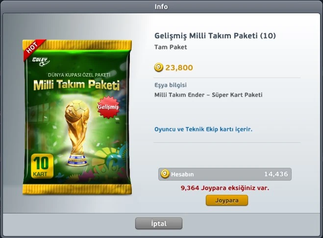 Gelişmiş Milli Takım Paketleri | Goley Wiki | Fandom