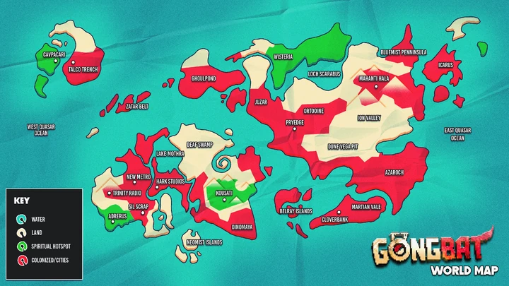 Locations | Gongbat Wiki | Fandom