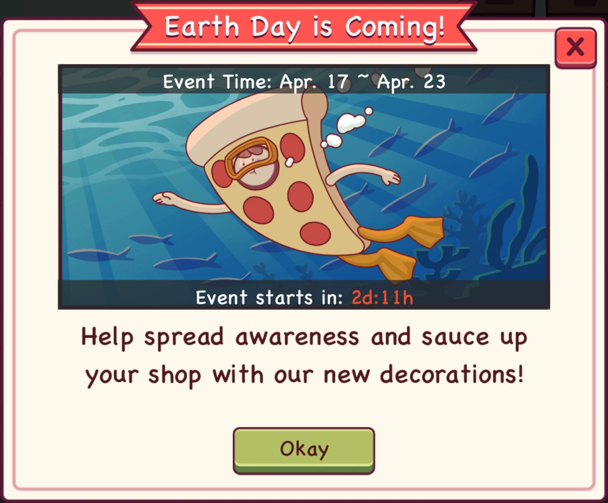 Earth Day Event (2024) | Good Pizza, Great Pizza Wiki | Fandom
