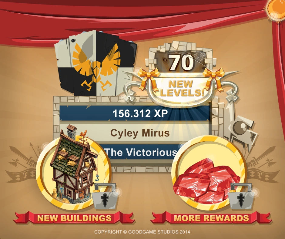 Legendary level | GoodGame Empire Wiki | Fandom