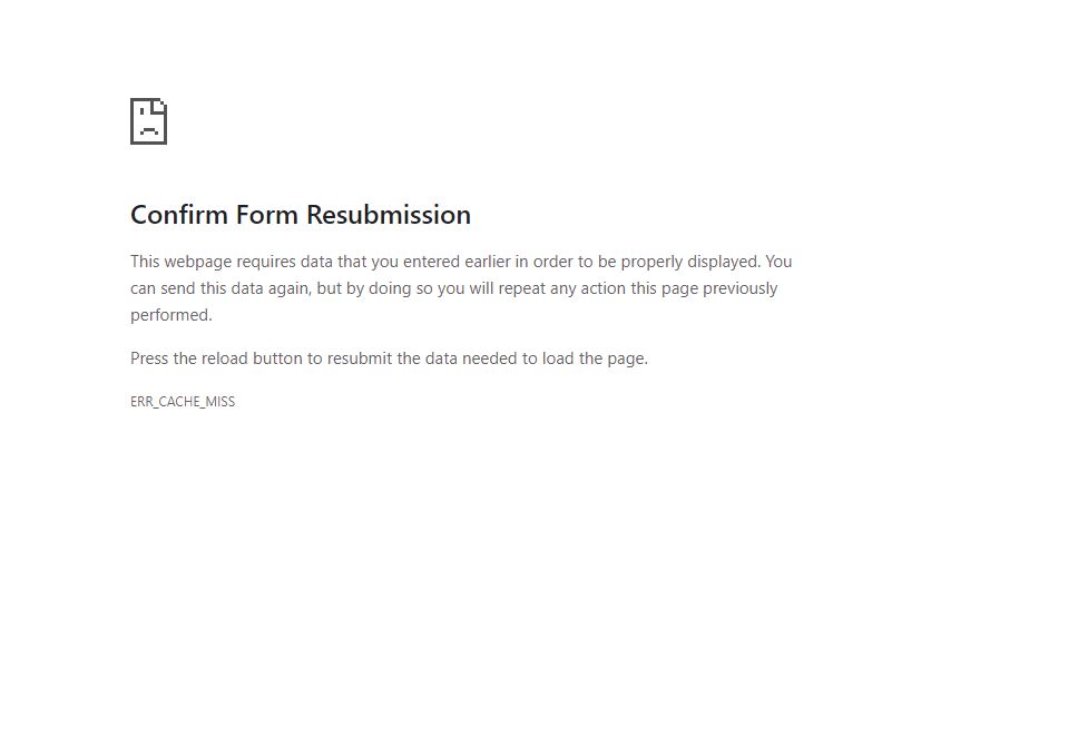 ERR CACHE MISS | Google Chrome error codes Wiki | Fandom