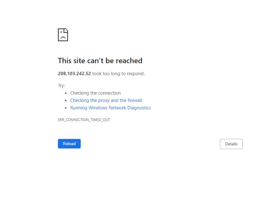 ERR CONNECTION TIMED OUT | Google Chrome error codes Wiki | Fandom