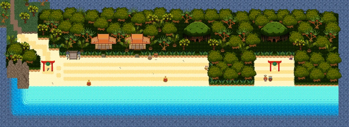 Marathon Beach | Google Doodle Champion Island Games Wiki | Fandom