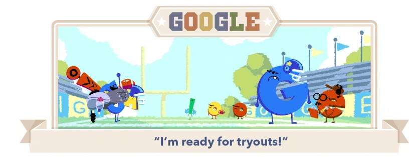 Google Gameday Doodle-2 | Google Doodles Wiki | Fandom