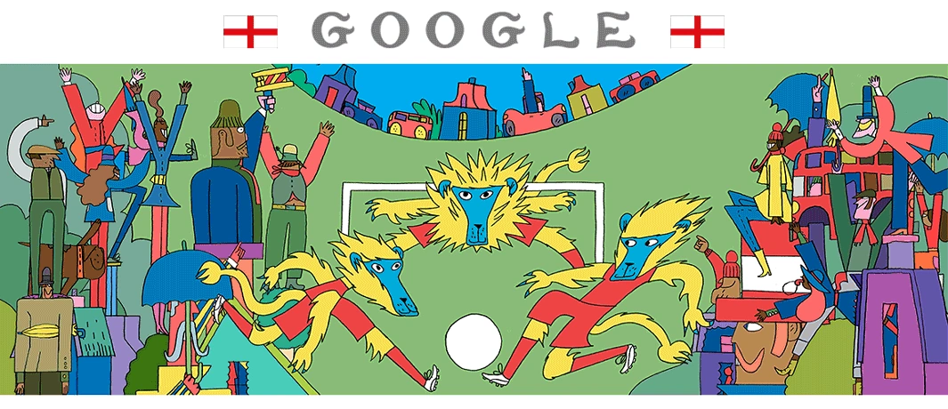 World Cup 2018 - Day 23 - UK | Google Doodles Wiki | Fandom