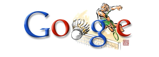 2008 Beijing Olympic Games - Badminton | Google Doodles Wiki | Fandom