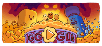 Celebrating Popcorn | Google Doodles Wiki | Fandom