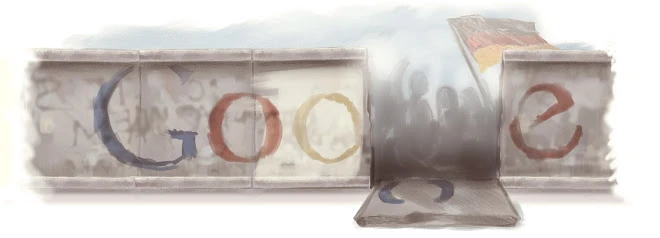 20th Anniversary of the Fall of the Berlin Wall | Google Doodles Wiki ...