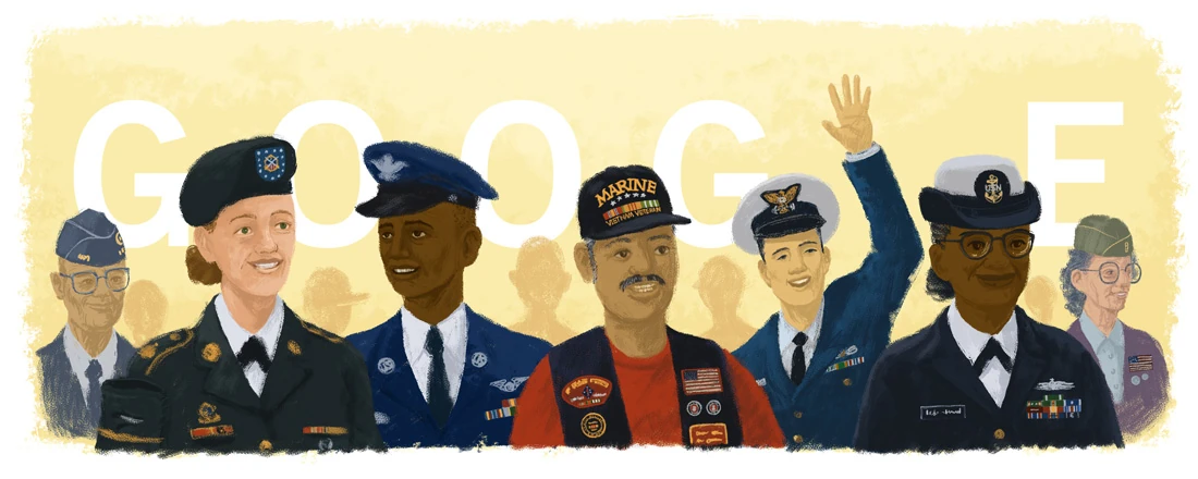 Veterans Day 2015 | Google Doodles Wiki | Fandom