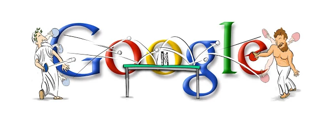 2004 Athens Olympic Games - Table Tennis | Google Doodles Wiki | Fandom