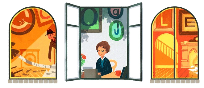 Ngaio Marsh’s 122nd Birthday | Google Doodles Wiki | Fandom