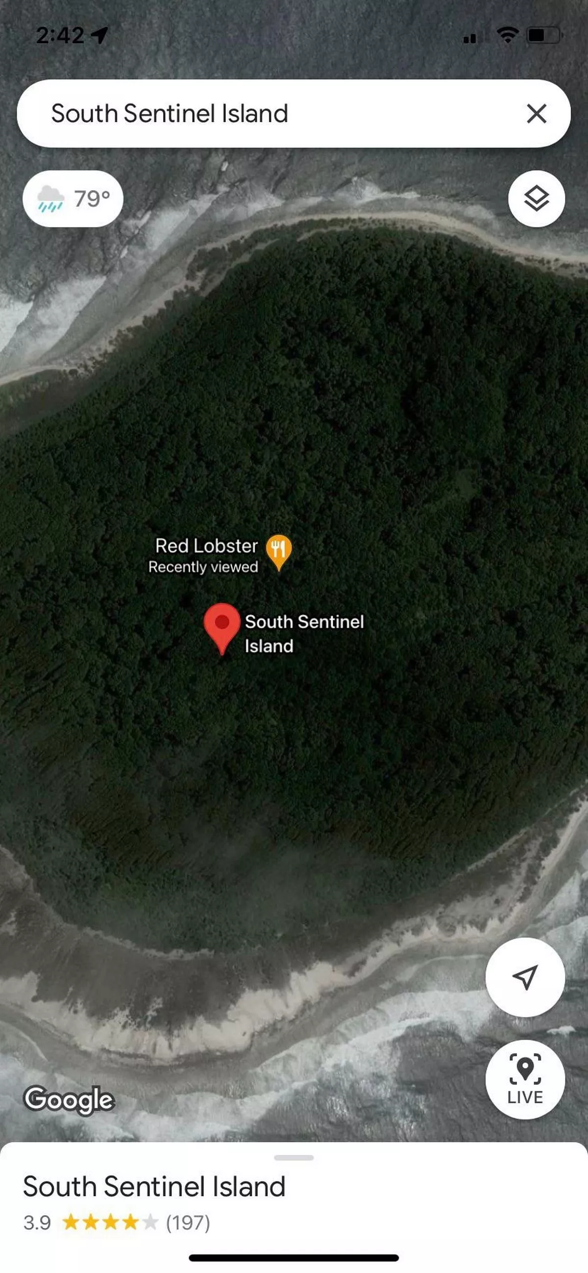 Red Lobster in South Sentinel Island | Google Maps Wiki | Fandom