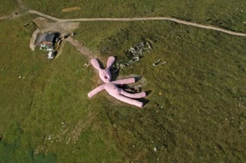 Giant Pink Bunny | Google Maps Wiki | Fandom