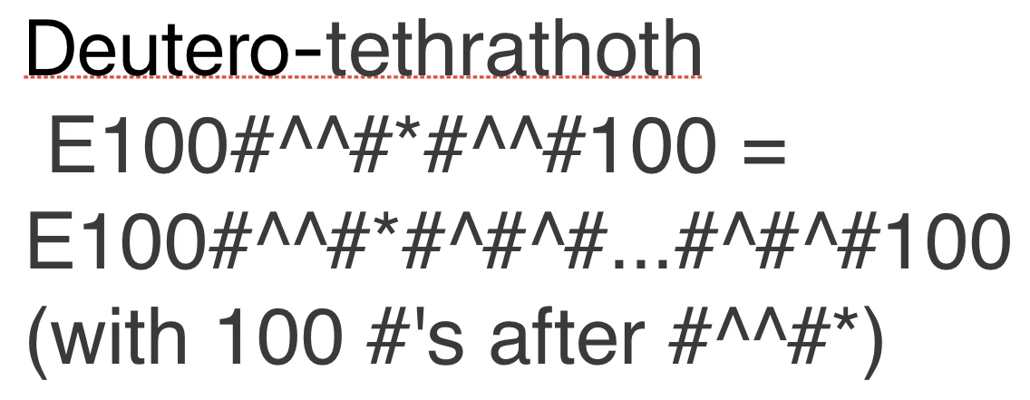 Deutero-tethrathoth | Googology Wiki | Fandom