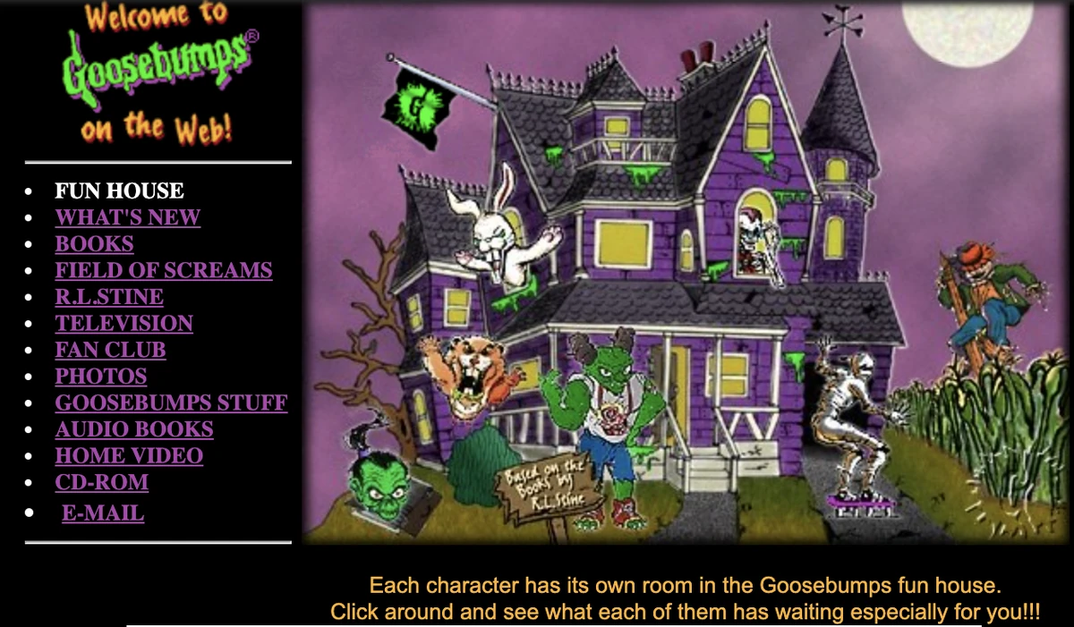 Goosebumps Website | Goosebumps Wiki | Fandom