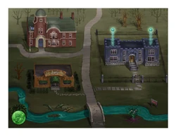 Goosebumps Horrorland Map