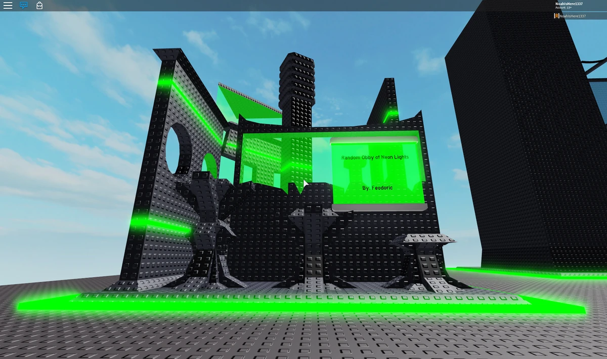 Random Obby of Neon Lights | Goose's Random Obbies Wiki | Fandom