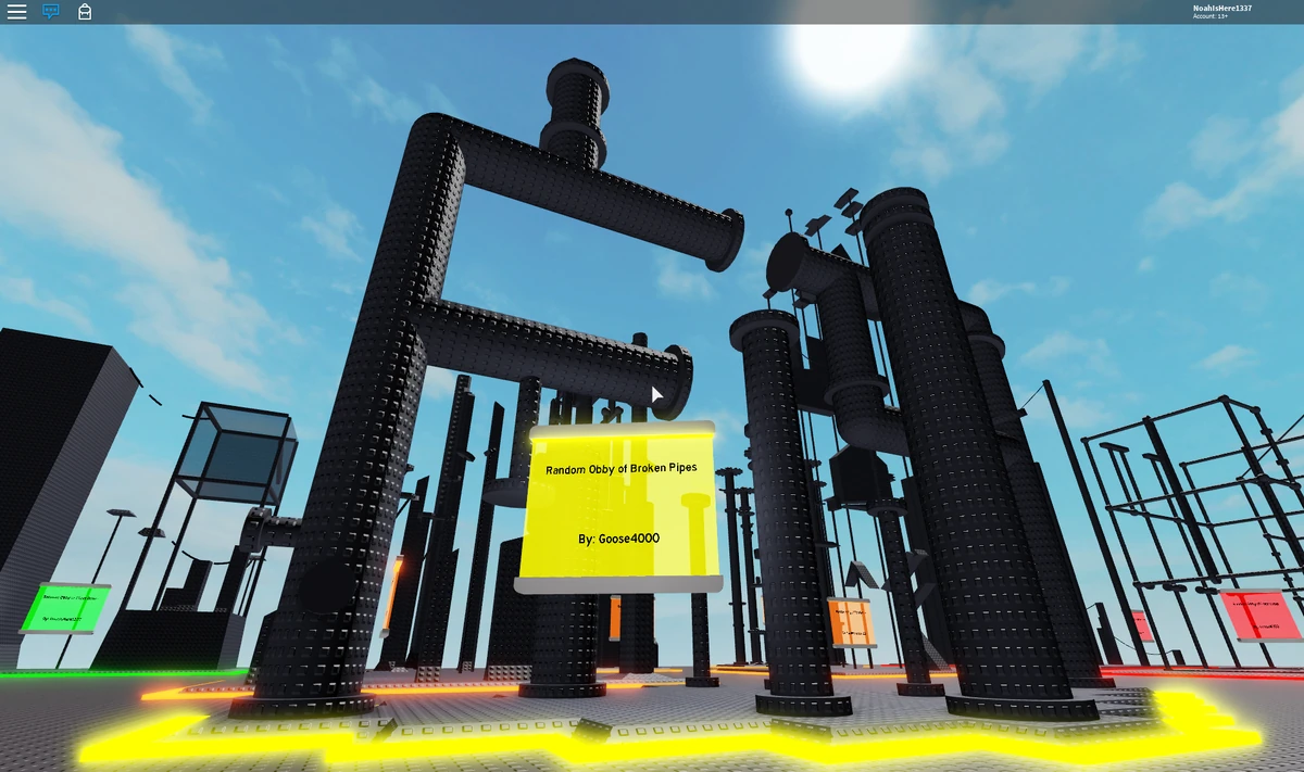 Random Obby of Broken Pipes | Goose's Random Obbies Wiki | Fandom