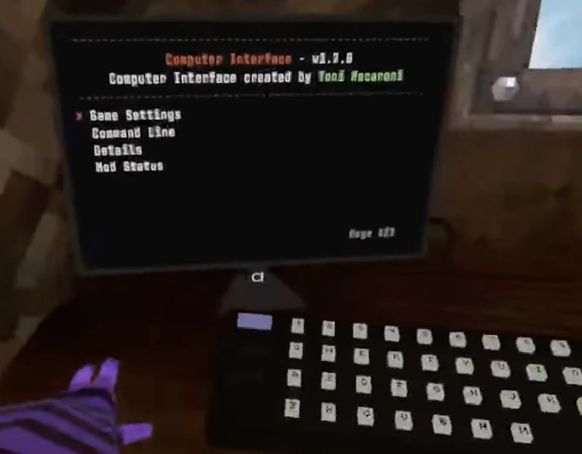 Computer interface mod | Gorilla Tag Modding Wiki | Fandom