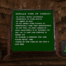 Code of Conduct | Gorilla Tag Wiki | Fandom