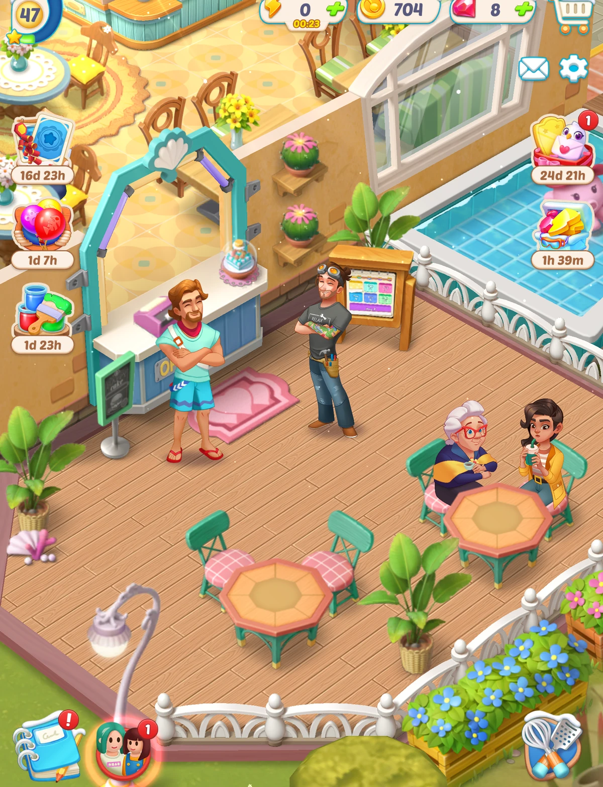 Daily Rewards Room | Gossip Harbor Wiki | Fandom