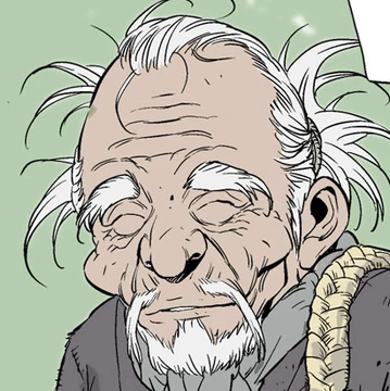 how to draw old man anime