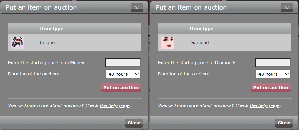 Auctions | GoSupermodel Wiki | Fandom