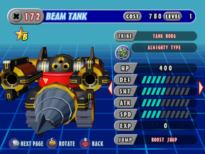 Beam Tank | Gotcha Force Wiki | Fandom